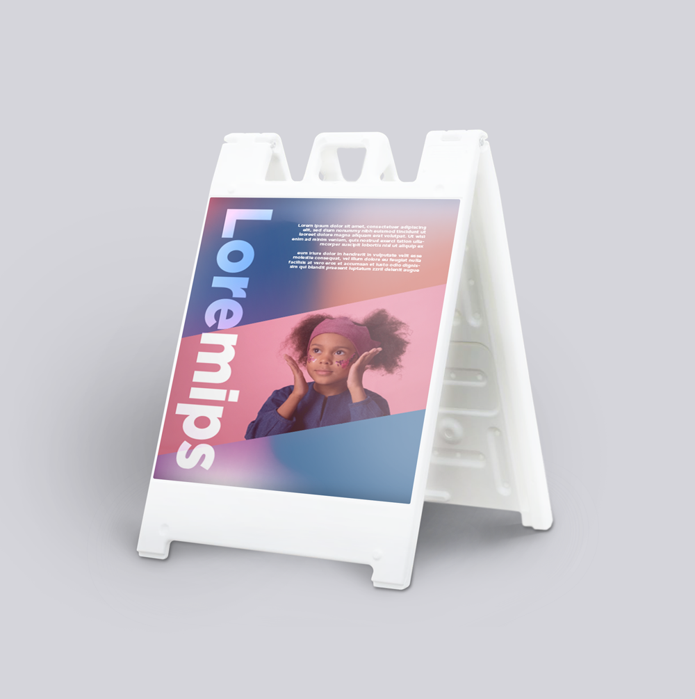 DuraBoard Footpath Sign – One Display